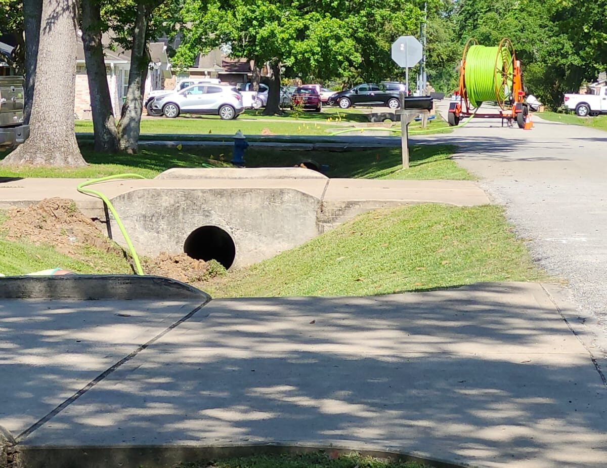 Underground Electrical Conduit Installation in Houston Texas